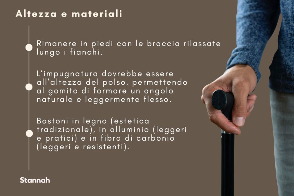 Come scegliere il bastone giusto: consigli pratici e sicuri I Stannah